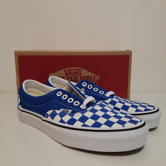 Vans | Shoes | Royal Blue Checkerboard Vans | Poshmark